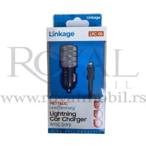Auto punjac Linkage LKC-06 Lightning 2.1A crni - Royalmobil