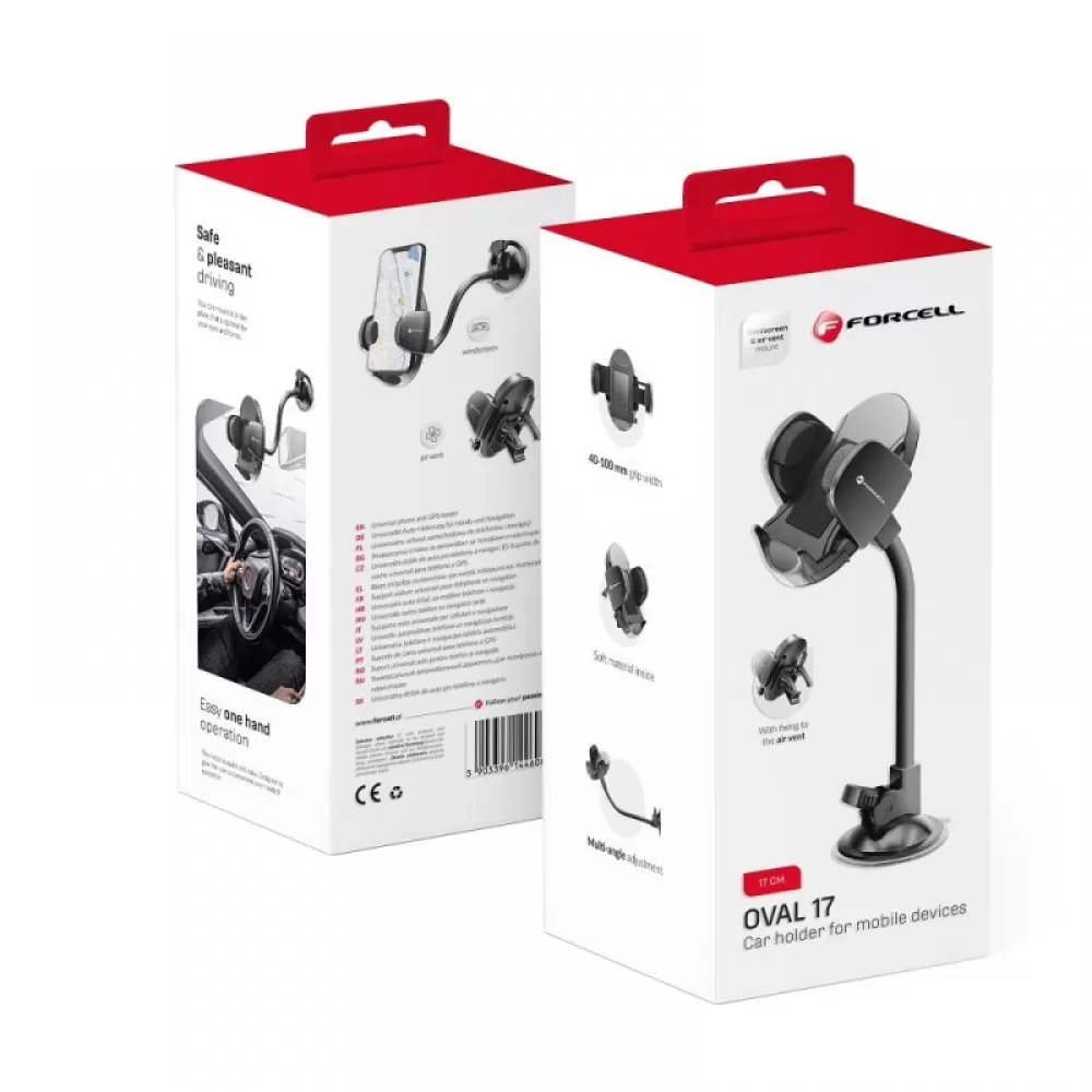 Auto drzac FORCELL OVAL 17 crni-Royalmobil - Royalmobil